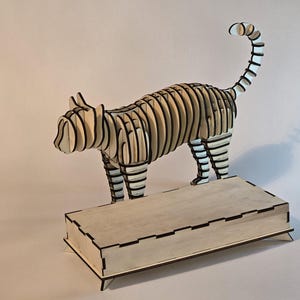 Cat Model, 3D Wooden Puzzle - Etsy