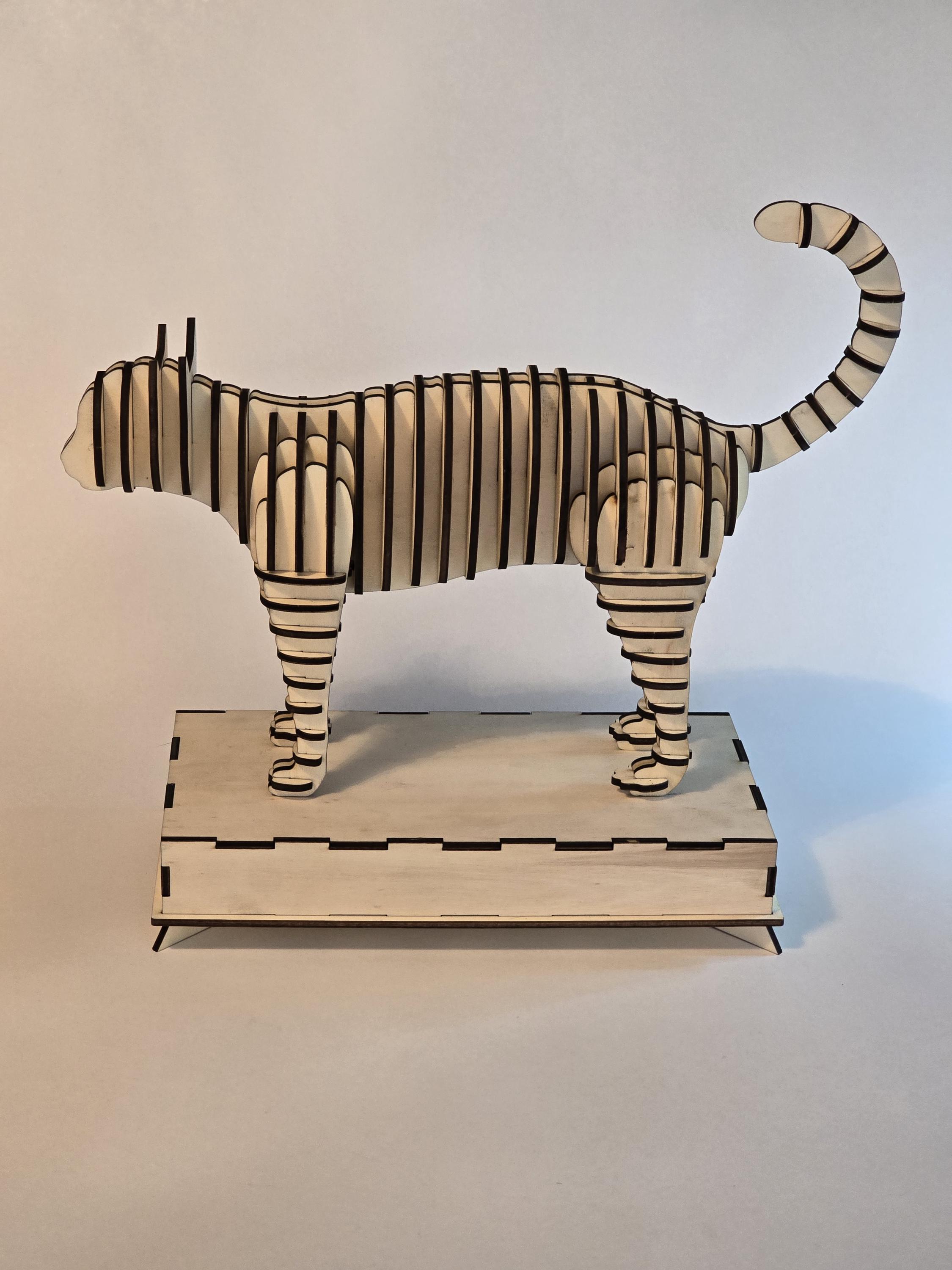 Cat Model, 3D Wooden Puzzle - Etsy