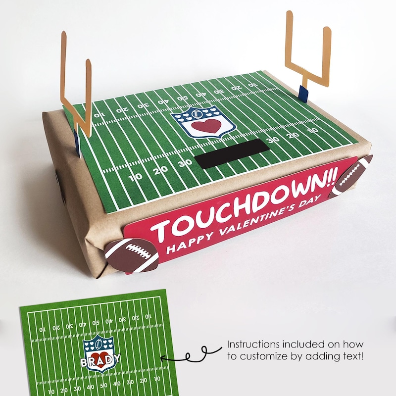 Football Valentine Crafts - Etsy