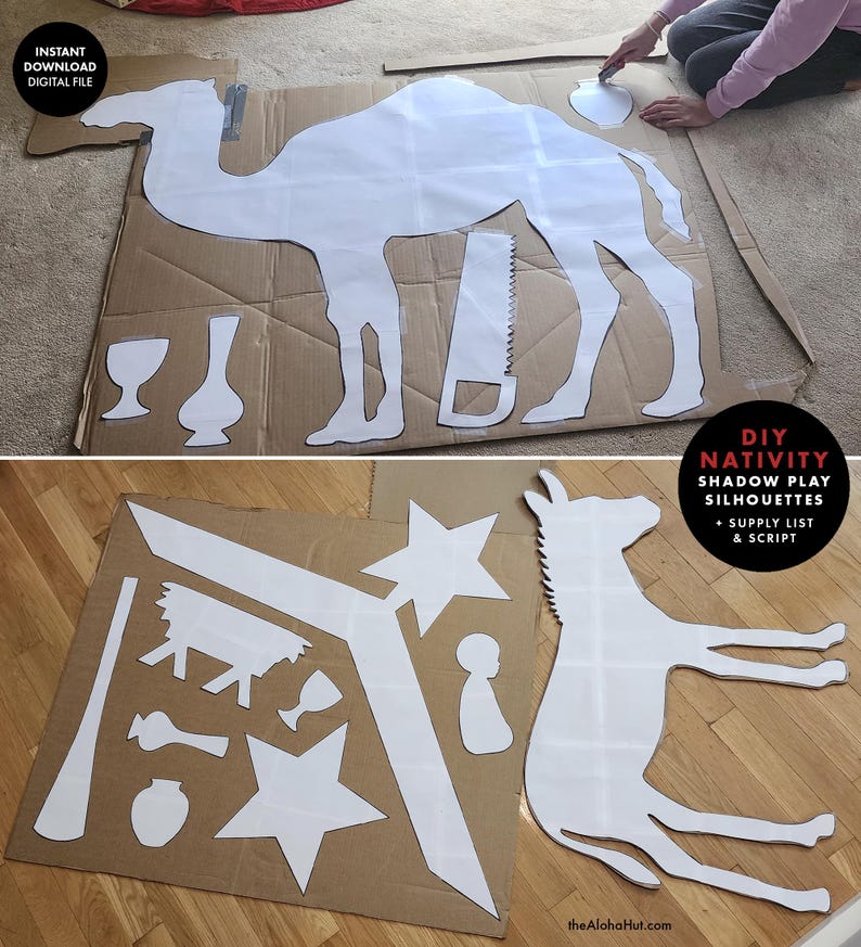 Christmas Nativity Shadow Play Program: Hallelujah Script and ...