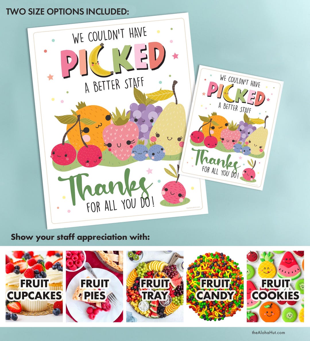 Fruit Bar Themed Teacher Appreciation Week Idea - Staff Nurse Employee ...