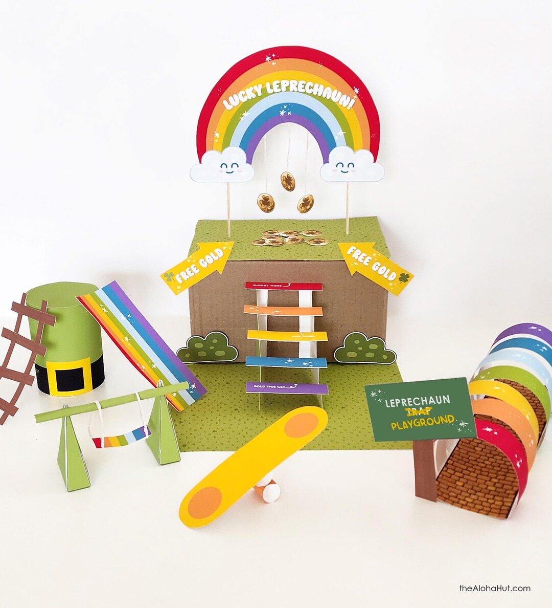 Printable Leprechaun Trap St. Patrick's Day Kids Activity Classroom ...