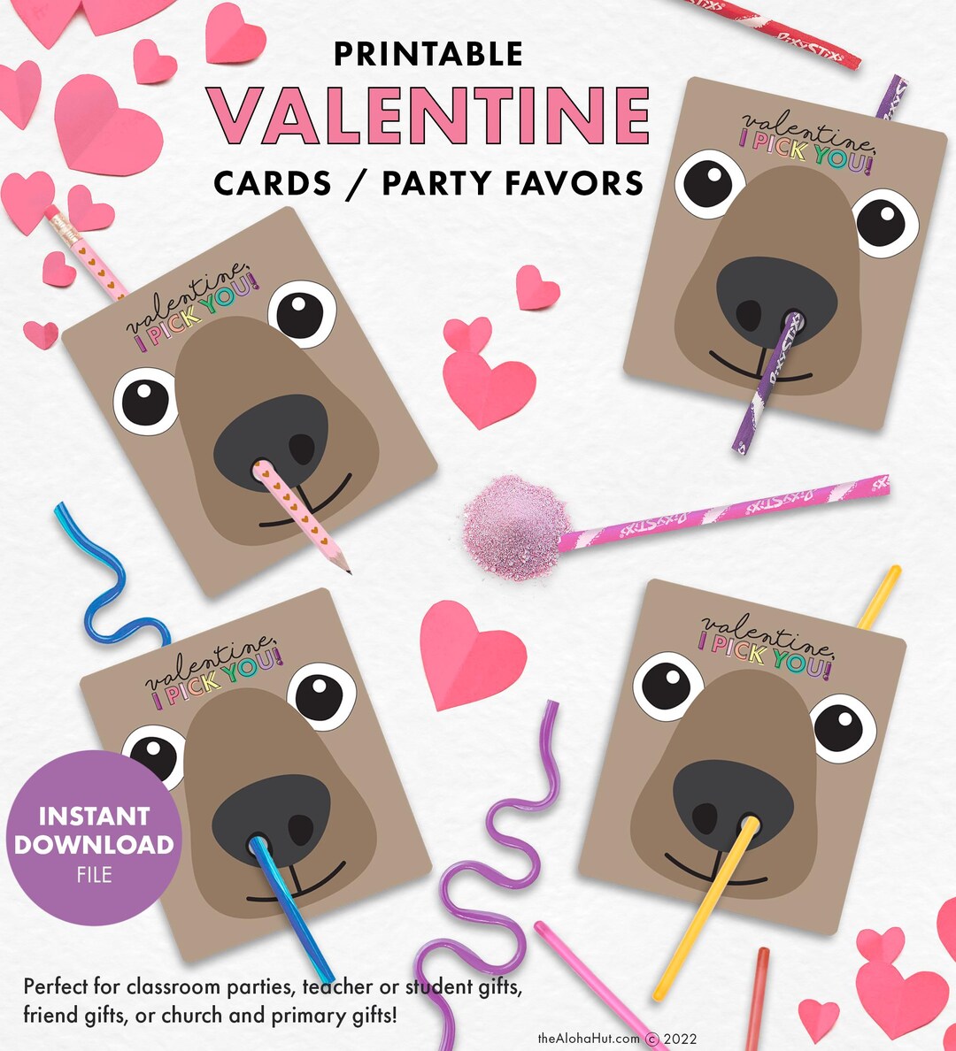 Funny Nose Picker Valentine - Valentine's Day Card Gift Craft DIY ...