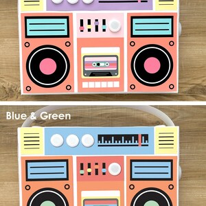 80s Retro Stereo Valentine's Day Box - Valentine Gift Craft DIY School ...