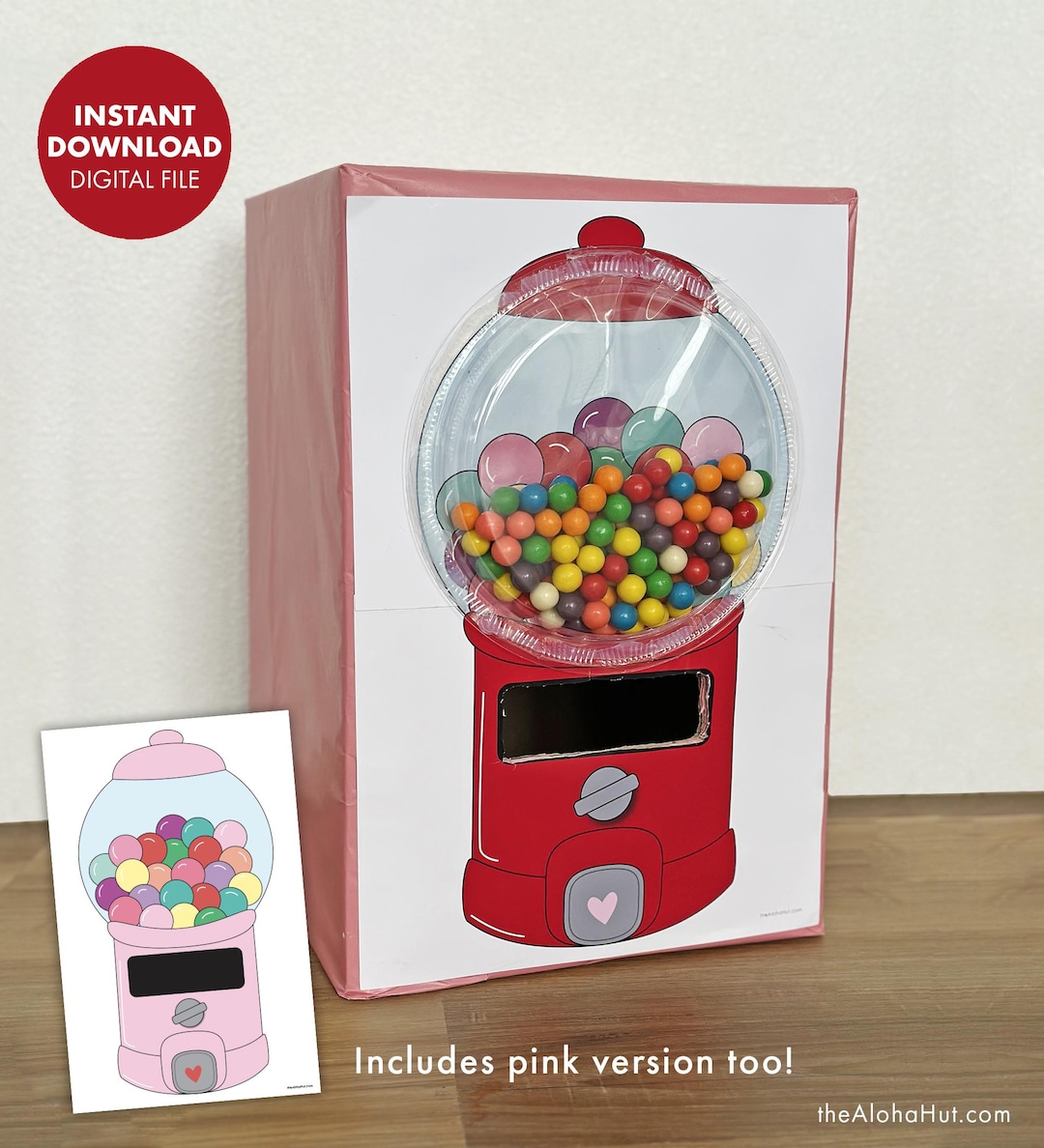 BUBBLEGUM Valentine's Day Box - Valentine Gift Craft DIY School ...