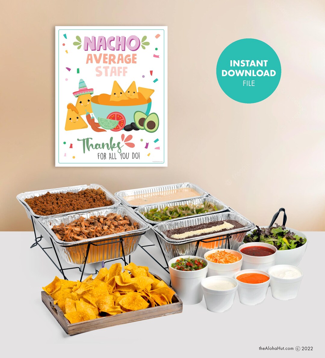 Nacho Bar Teacher Appreciation Week - Staff Nurse Employee Thank You ...