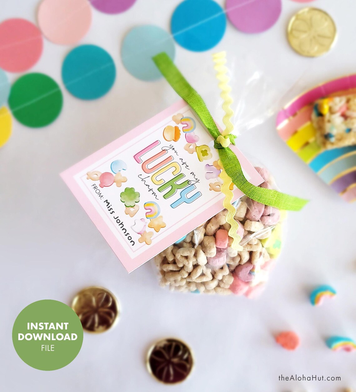 St. Patrick's Day Gift Tag - You Are My Lucky Charm Friend Teacher ...