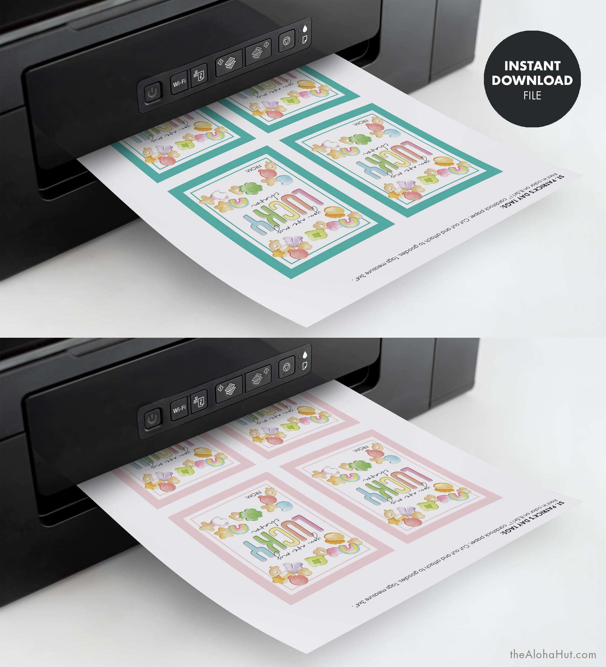 St. Patrick's Day Gift Tag - You Are My Lucky Charm Friend Teacher ...