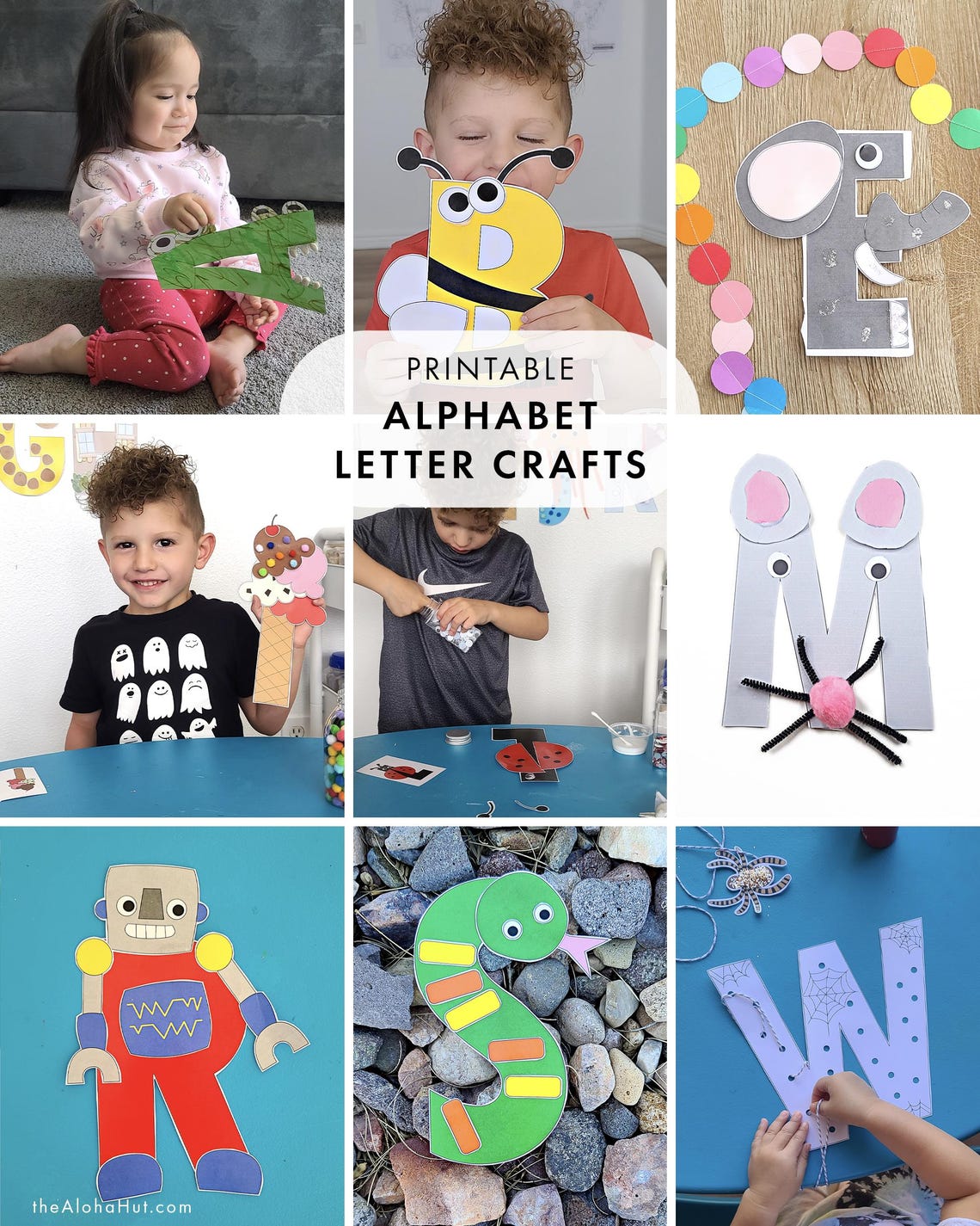Alphabet Letter Crafts for Toddlers & Preschool - ABC Educational ...