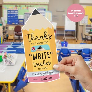 Pencil Teacher Appreciation Gift Card Holder - Teacher Appreciation ...