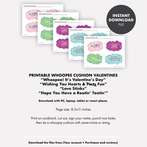 Whoopee Cushion Valentine - Valentine's Day Card Gift DIY School ...
