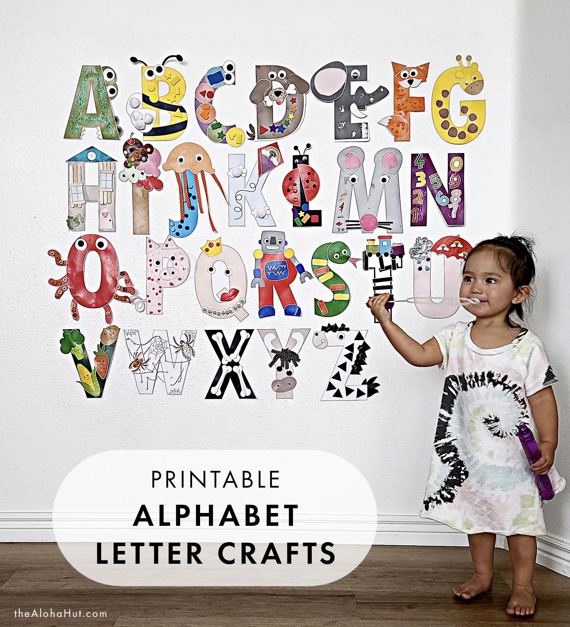 Alphabet Letter Crafts for Toddlers & Preschool - ABC Educational ...