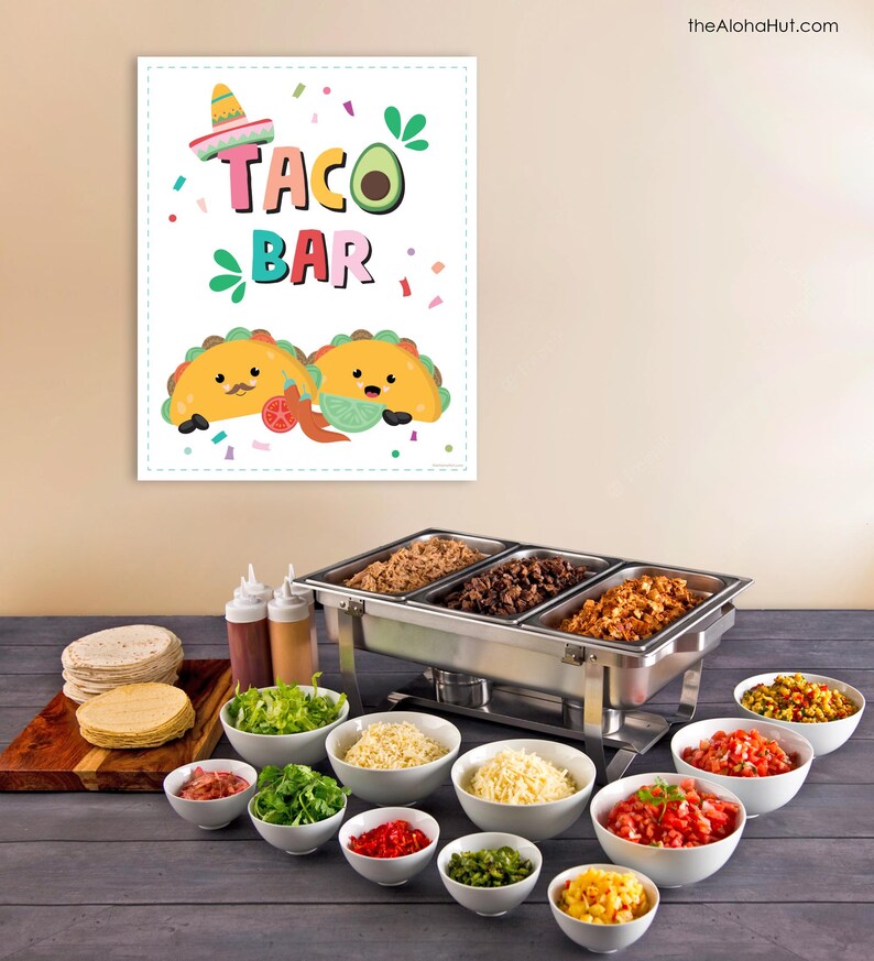 Taco Bar Teacher Appreciation Week - Staff Nurse Employee Thank You ...