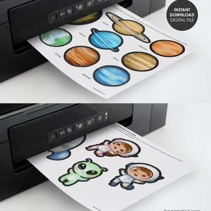 Space Galaxy Solar System Valentine's Day Box - Valentine Gift Craft ...