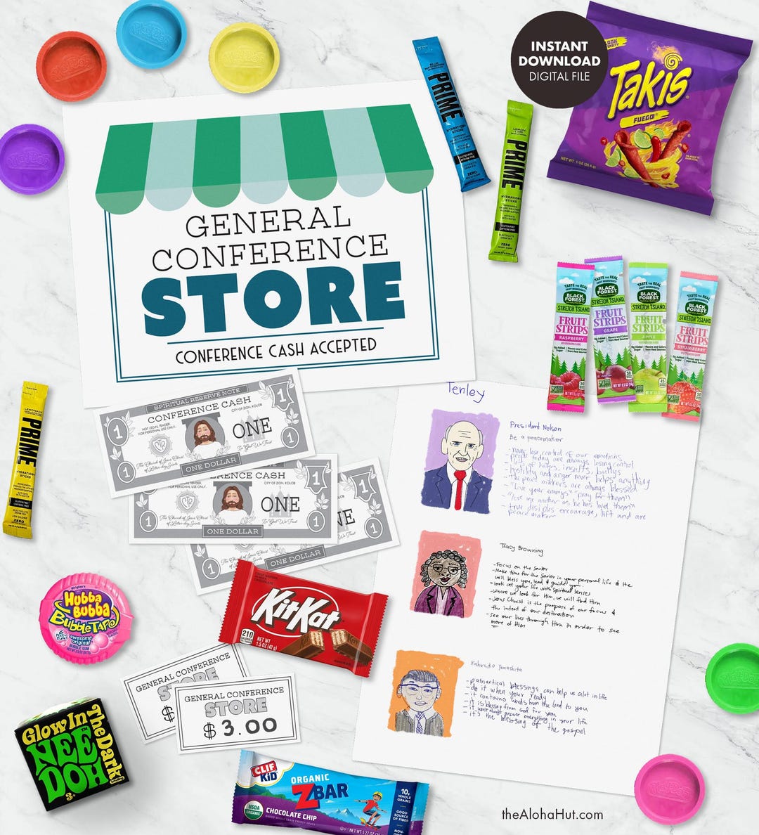 General Conference Store - Kids Activity - LDS Mormon Conference Cash ...