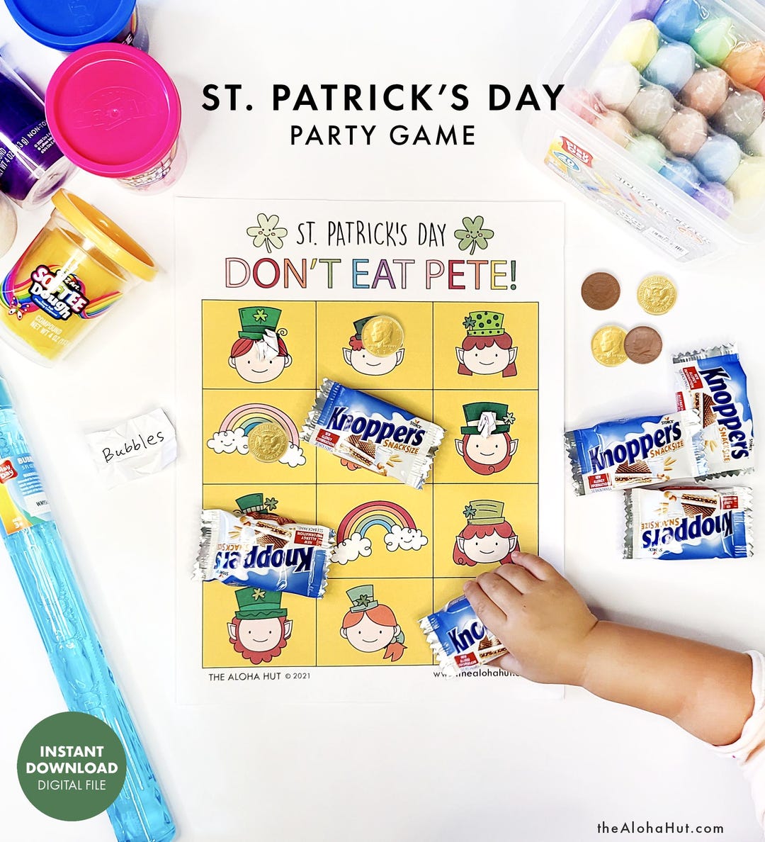 St. Patrick's Day Don't Eat Pete Game - Classroom Party Games Printable ...