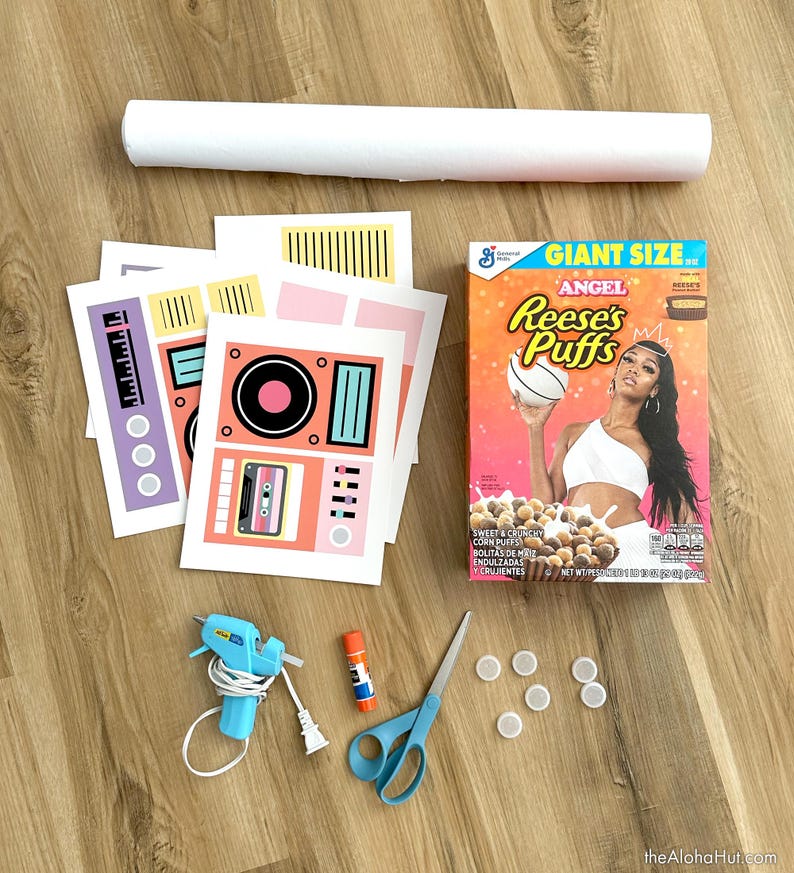 80s Retro Stereo Valentine's Day Box - Valentine Gift Craft DIY School ...