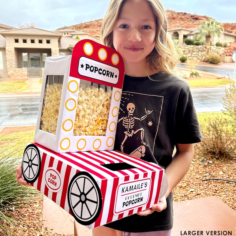Popcorn Valentines Bucket - Etsy