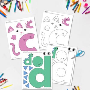 Alphabet Letter Crafts for Toddlers & Preschool - ABC Educational ...