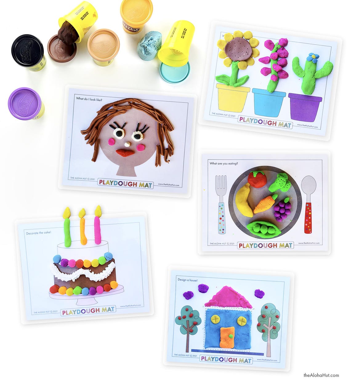 Play Dough Mats - Preschool or Toddler Activity - Educational ...
