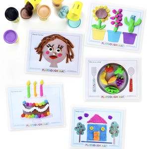 Play Dough Mats - Preschool or Toddler Activity - Educational ...