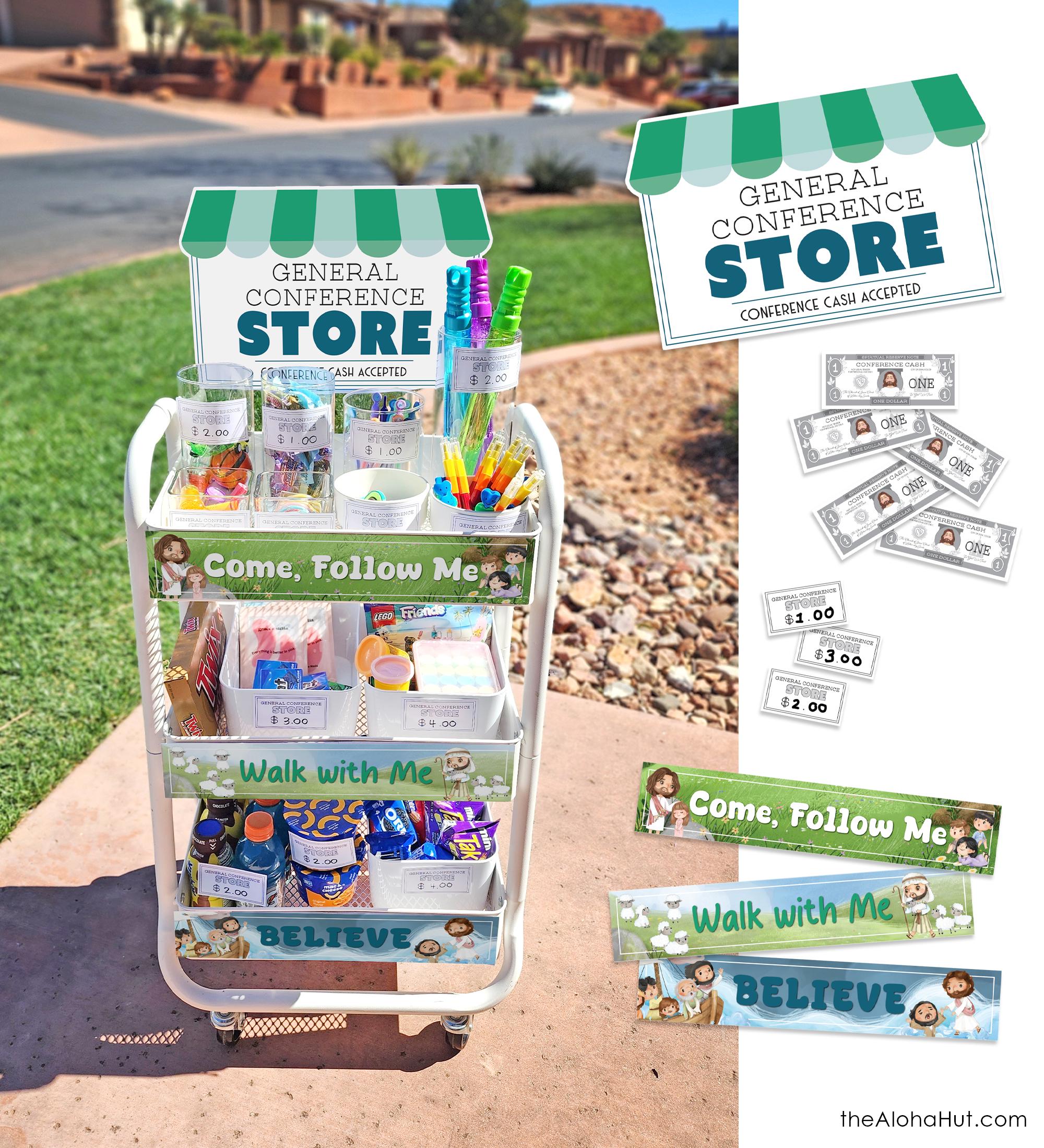 General Conference Store - Kids Activity - LDS Mormon Conference Cash ...