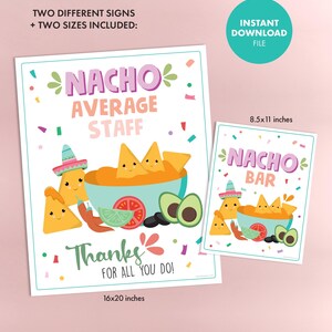 Nacho Bar Teacher Appreciation Week - Staff Nurse Employee Thank You ...