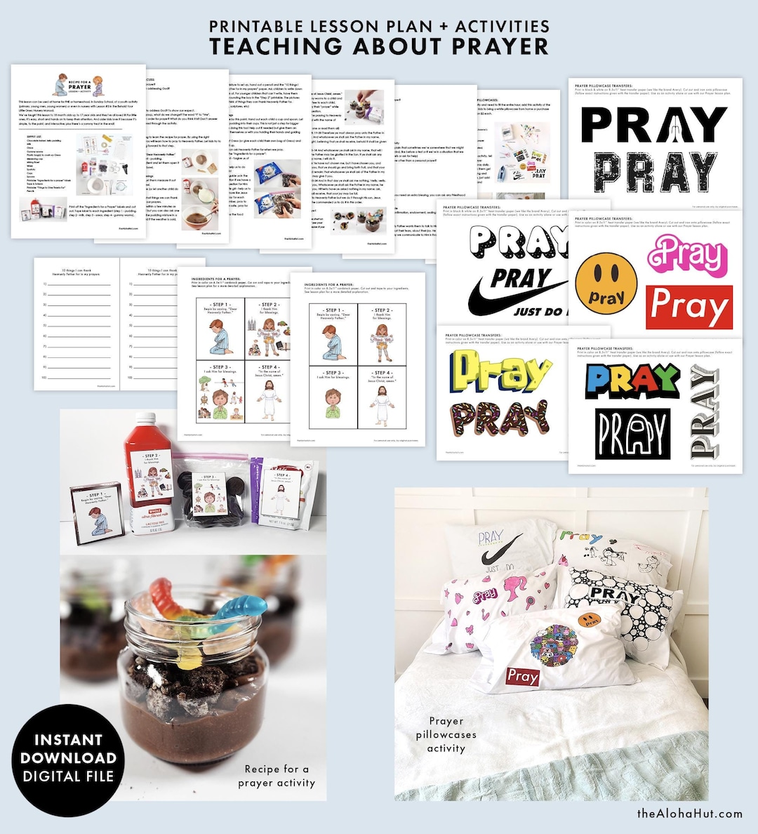 Prayer Object Lesson - Recipe for a Prayer - Bible Church Christian ...