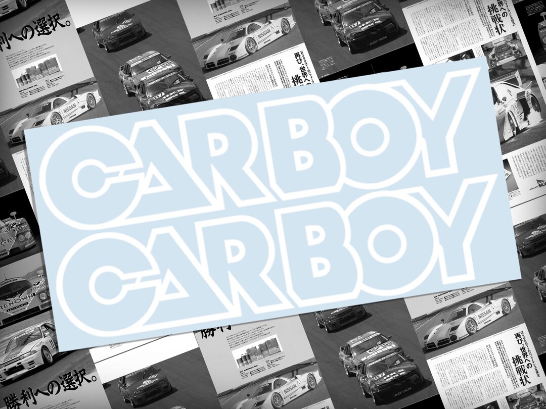 2 Pack CARBOY Japanese JDM Racing Vinyl Sticker Decal - Etsy