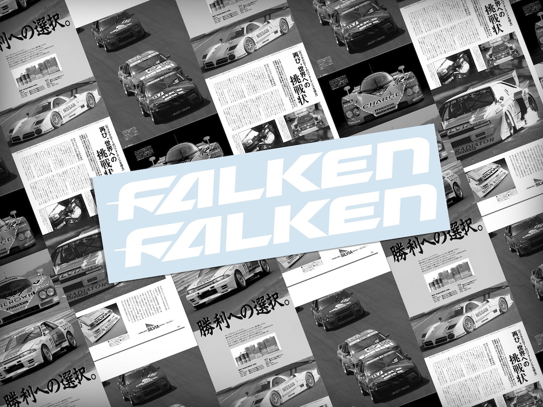FALKEN TIRE Vinyl Sticker 2 Pack, Vinyl Sticker Decal, Small Sticker ...