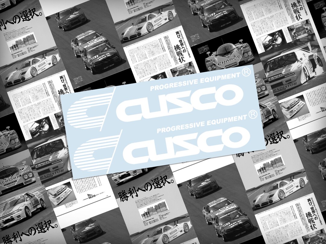 CUSCO Vinyl Sticker 2 Pack, Vinyl Sticker Decal, Small Sticker, Jdm ...