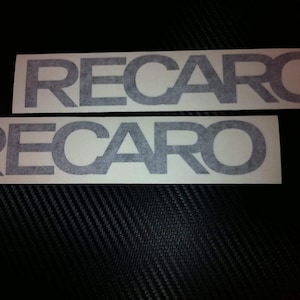 RECARO Vinyl Sticker 2 Pack, Vinyl Sticker Decal, Small Sticker, Jdm ...