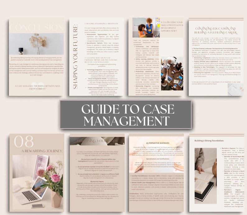Comprehensive Guide to Case Management E-book, Case Management Manual ...