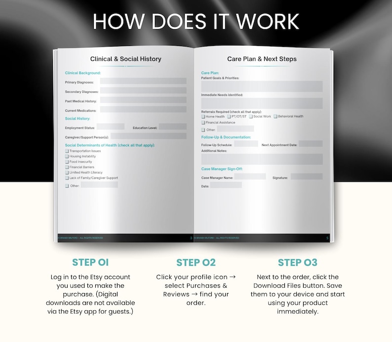 Case Manager Intake Assessment Template: Social Worker Client ...