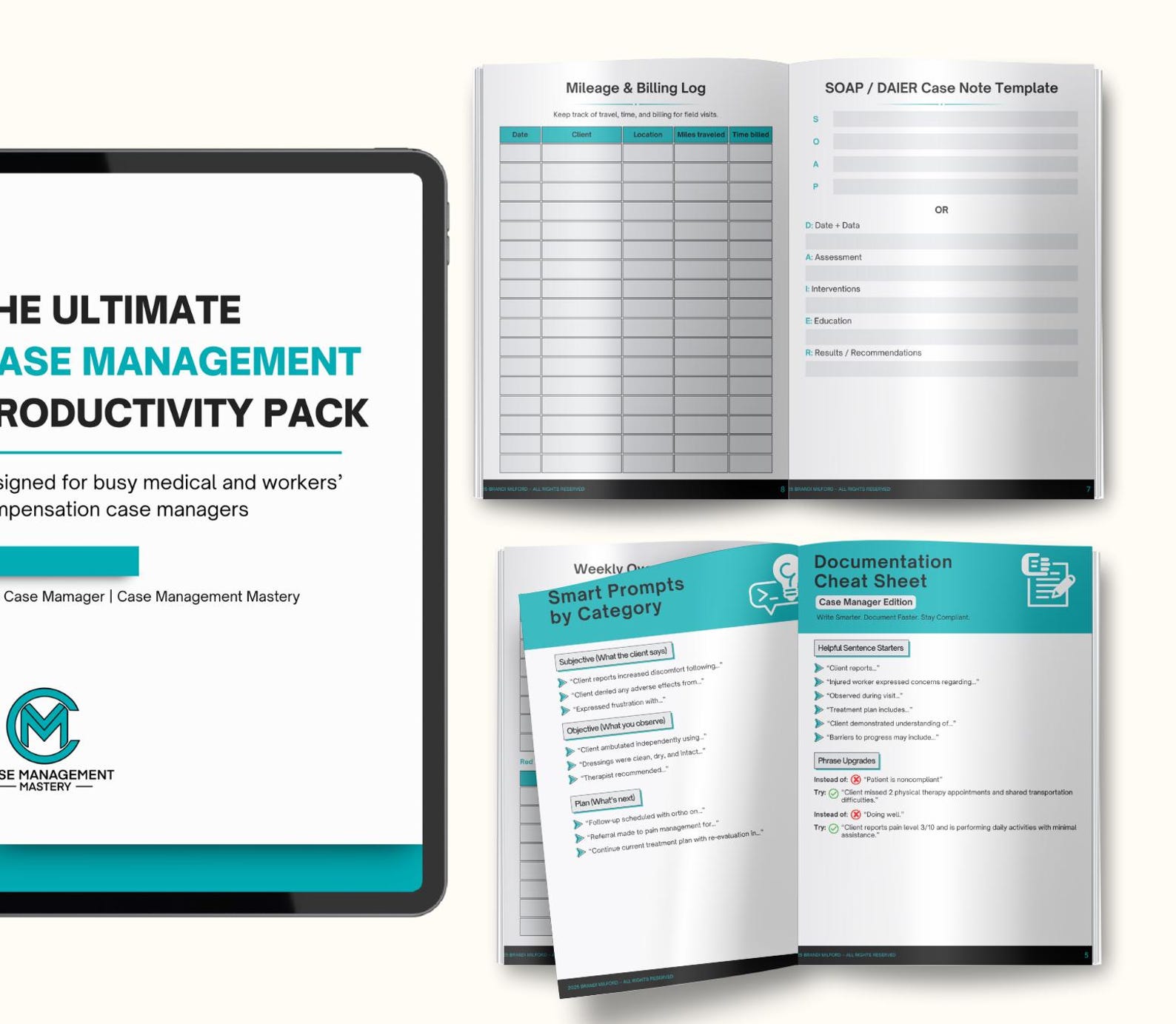 The Ultimate Case Management Productivity Pack, Workflow Organizer ...