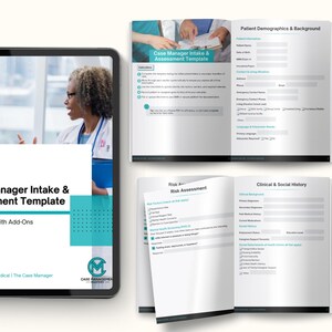 Case Manager Intake Assessment Template: Social Worker Client ...