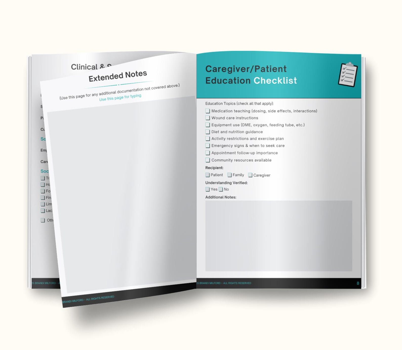 Case Manager Intake Assessment Template: Social Worker Client ...