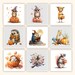 Halloween Cute Animals Spooky Clipart | Ghosts, Pumpkins, Bats & Witch ...