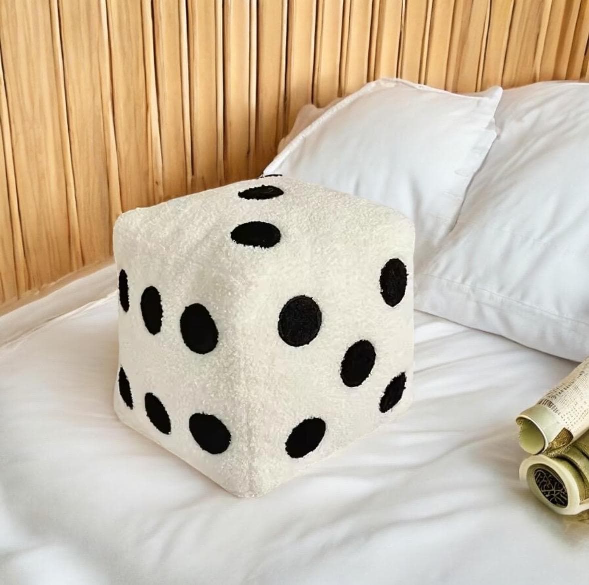 Creative Home Decoration Pillows - Fun Simulation Dice Plush Toys, Sofa ...