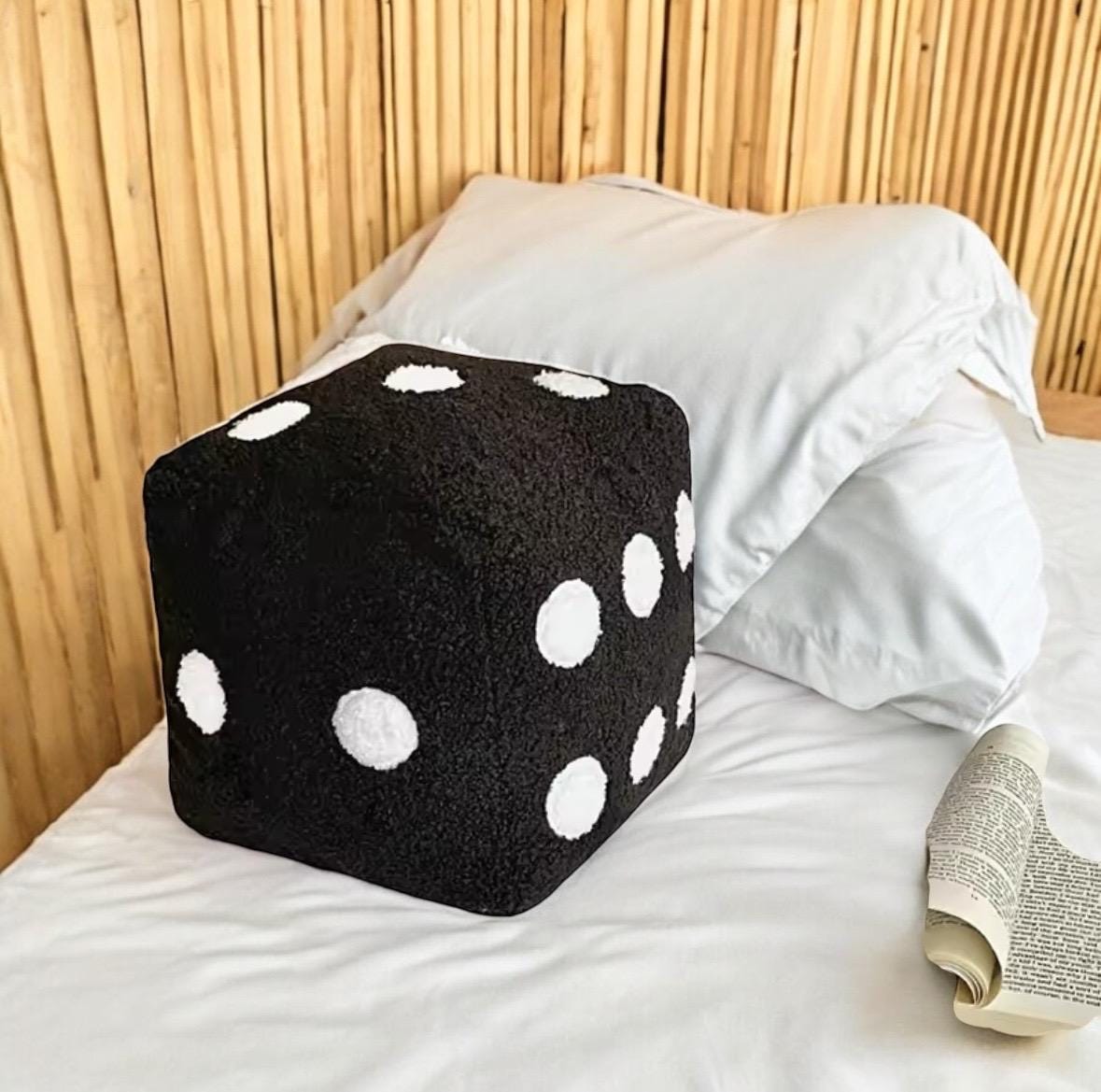 Creative Home Decoration Pillows - Fun Simulation Dice Plush Toys, Sofa ...