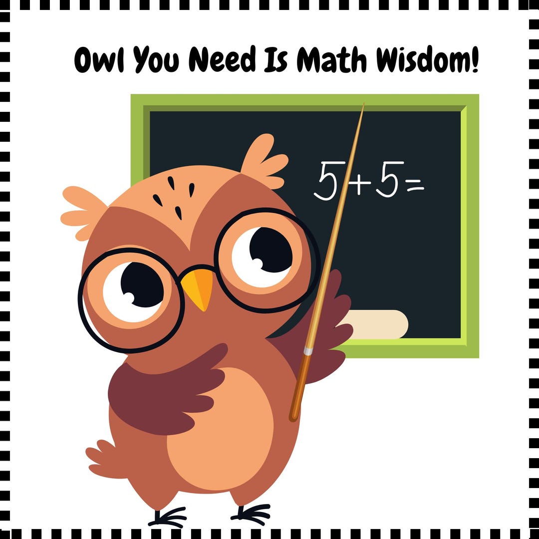 Math is Beary Fun!! Bright & Fun Math Posters for Kids Great for ...