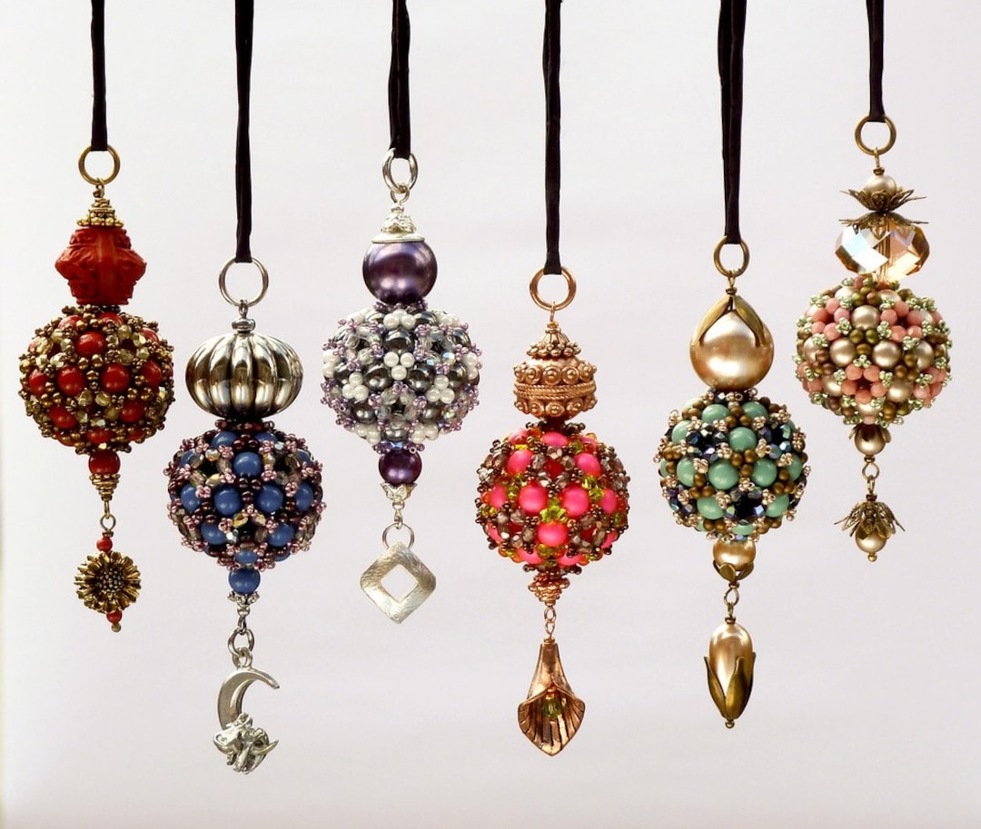 Pimp My Sphere (beaded Bead, Pendant)/ PDF File - Etsy