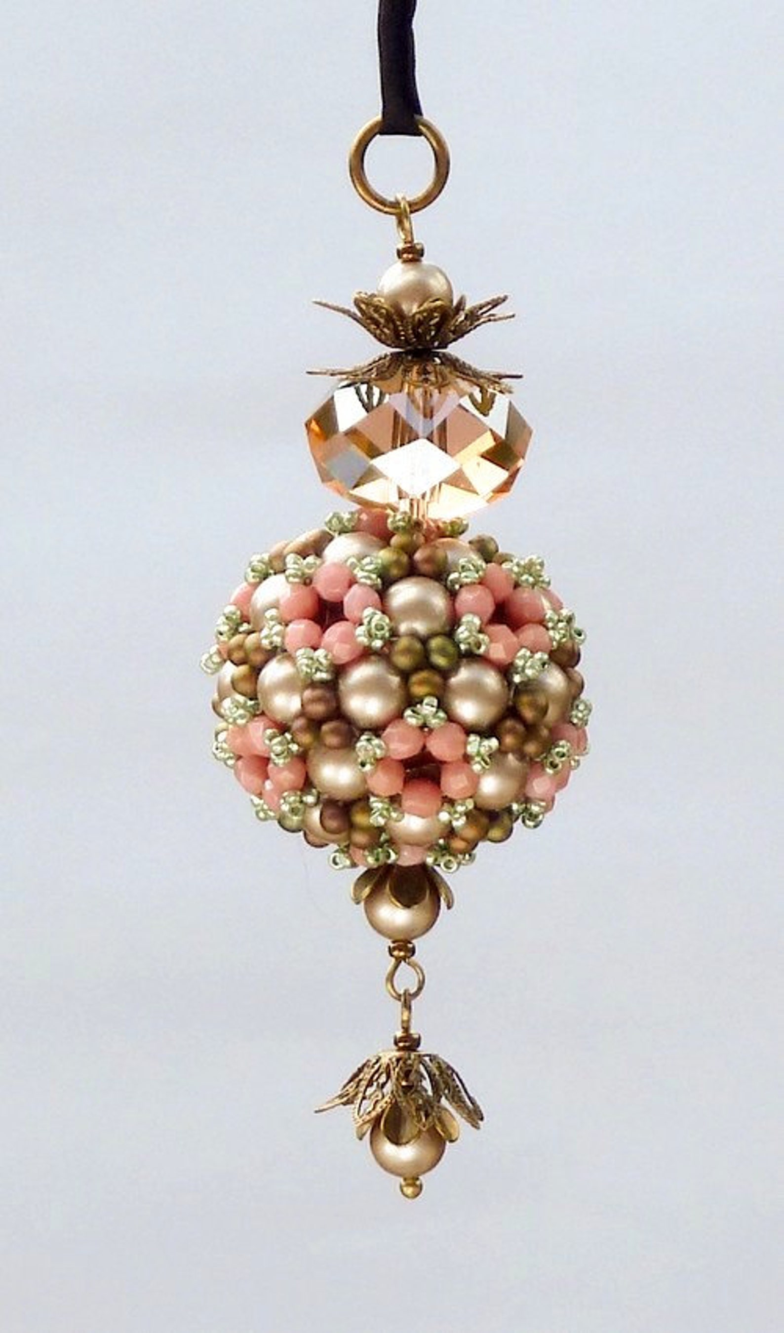 Pimp My Sphere (beaded Bead, Pendant)/ PDF File - Etsy