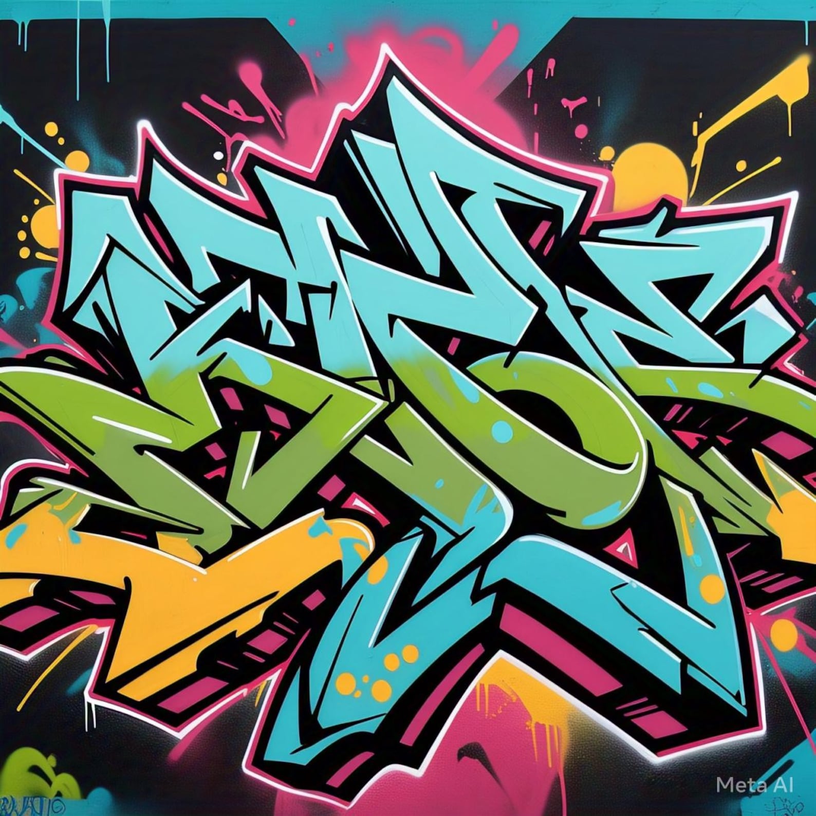 350 + Graffiti Street Art Style Designs in Bold, Edgy Graphics ,vibrant ...