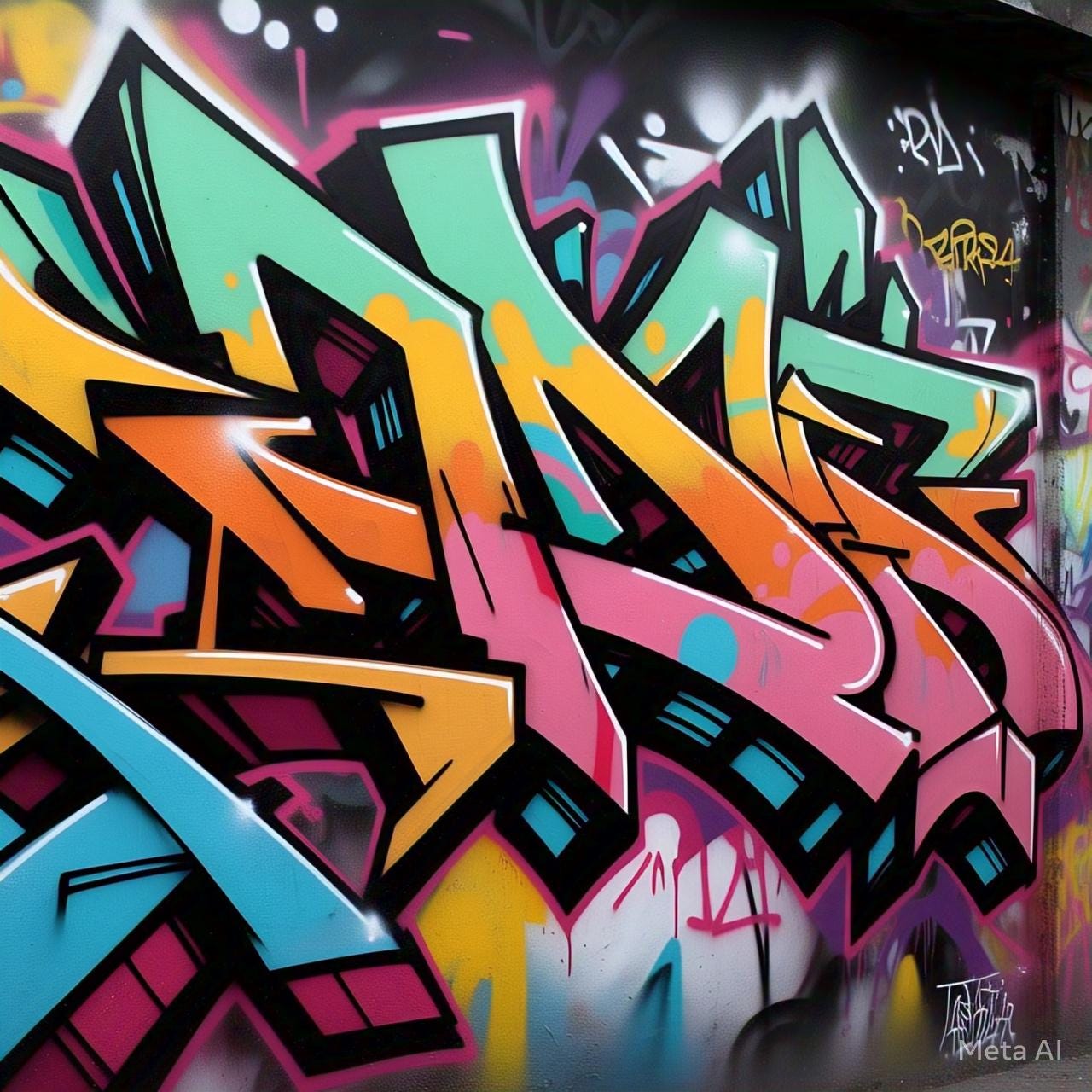 350 + Graffiti Street Art Style Designs in Bold, Edgy Graphics ,vibrant ...
