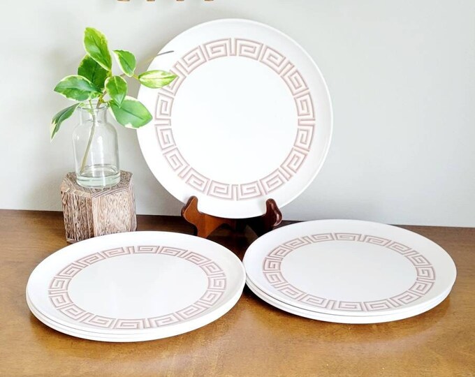 Vintage Stetson Melmac Dinnerware Shatterproof Plates Set of (7) VERY ...