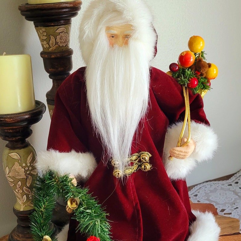 Santa Tree Topper - Etsy