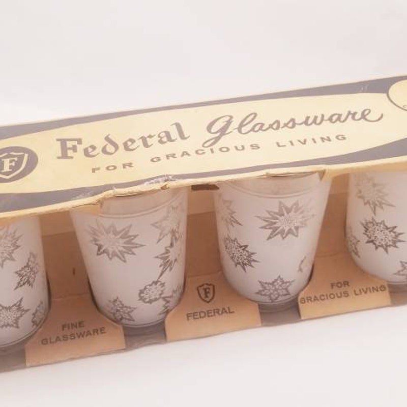 Snowflake Glassware - Etsy