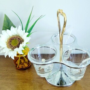 Kromex Mid Century Modern Mad Men Style Condiment Server on a Sleek ...