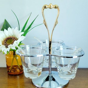 Kromex Mid Century Modern Mad Men Style Condiment Server on a Sleek ...